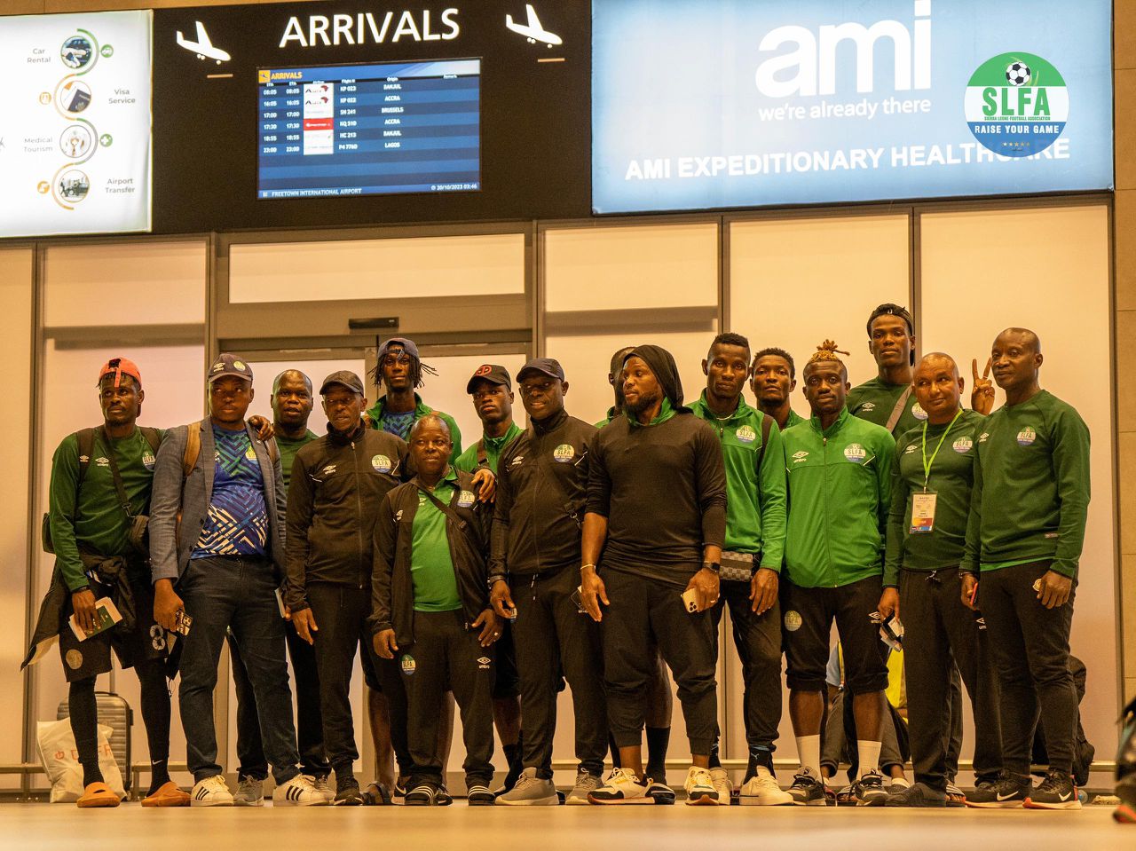 Leone Stars Safely Return Following a Successful Camping in Casablanca ...